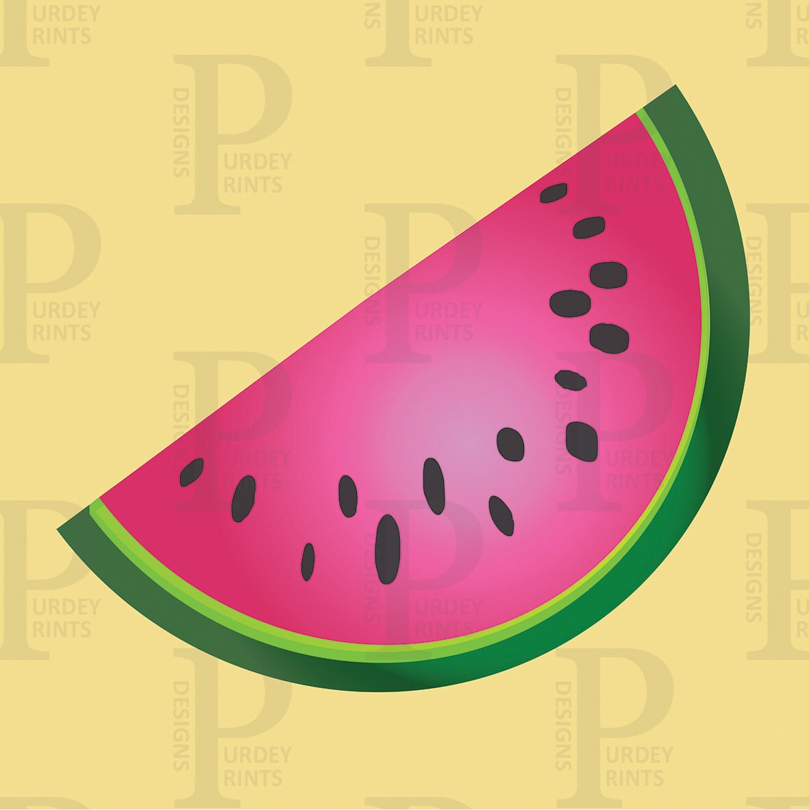 Digital Download Printable Watermelon Image, Watermelon Art, Kitchen ...