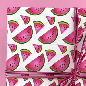 Watermelon Wrapping Paper Printable Watermelon Wrapping Paper Digital ...