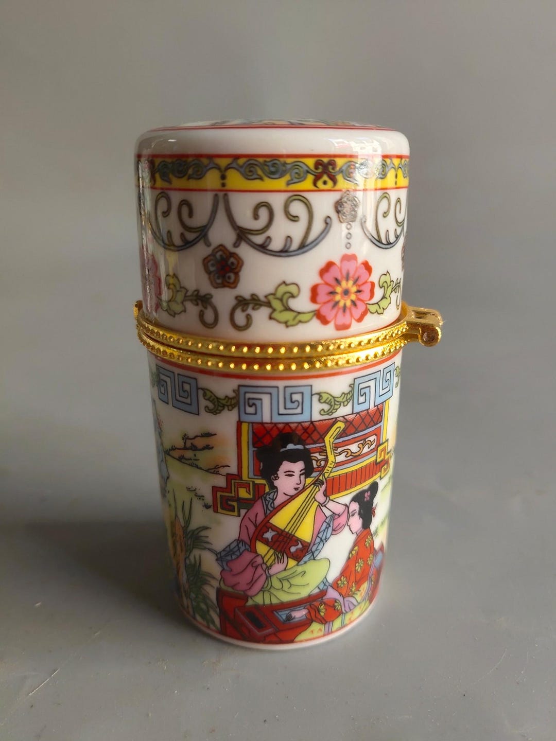 Chinese Collection of Hand Carved Porcelain Toothpick Boxes With ...