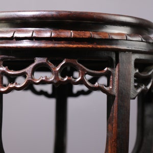 Handmade Sandalwood Phoenix Flower Table/flower Stand/vase Base/study ...