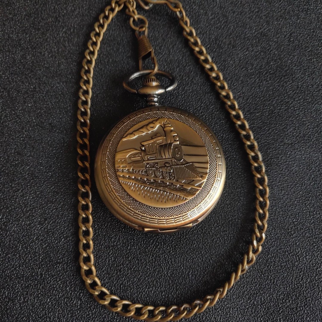 Old Handcrafted Copper Pocket Watches, Clocks, Exquisite Patterns ...