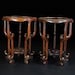 Chinese Collection of Rosewood Round Bases/flower Racks/flower Tables ...