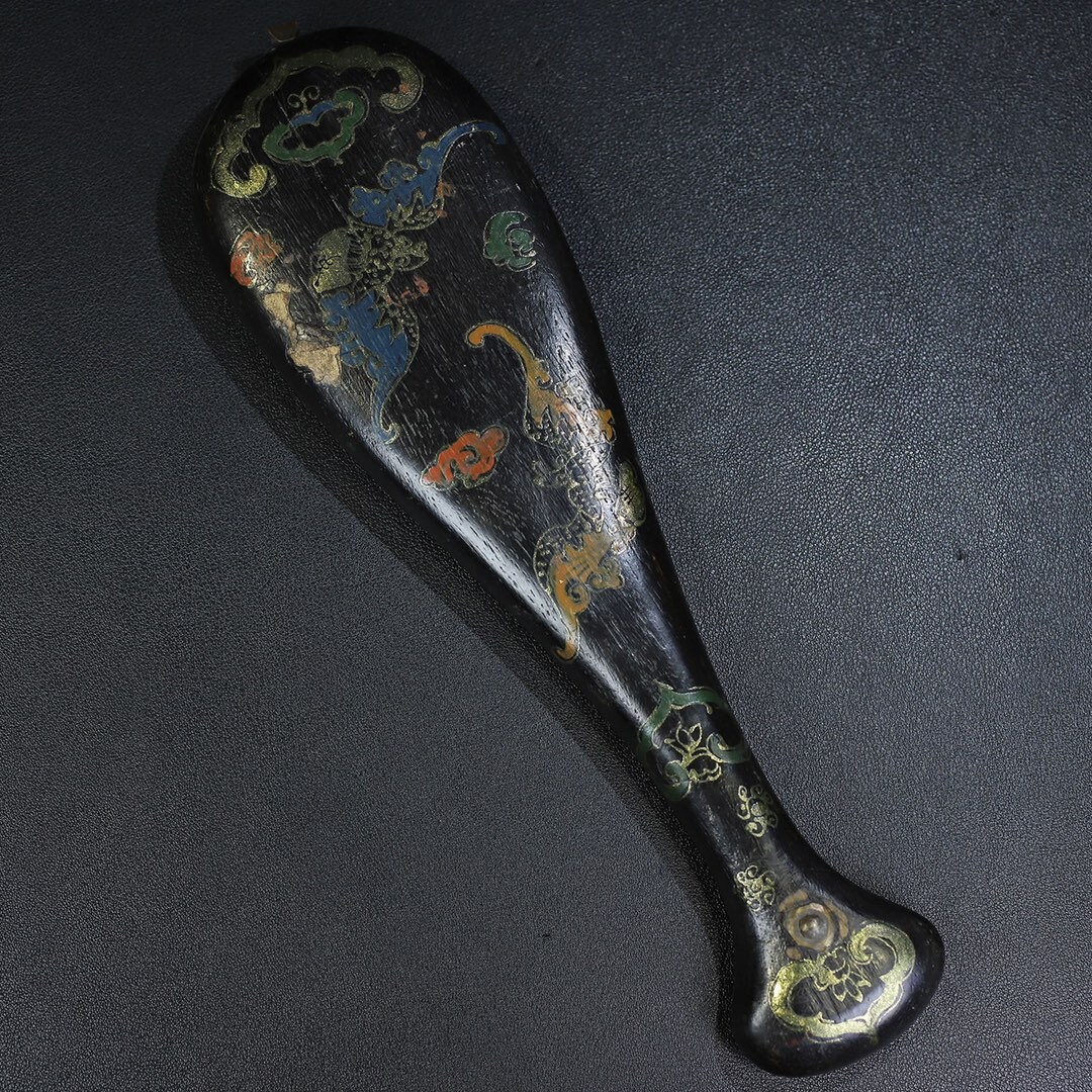 Pure Copper Scale, With Exquisite Pattern Lacquer Box, Chinese Antique ...