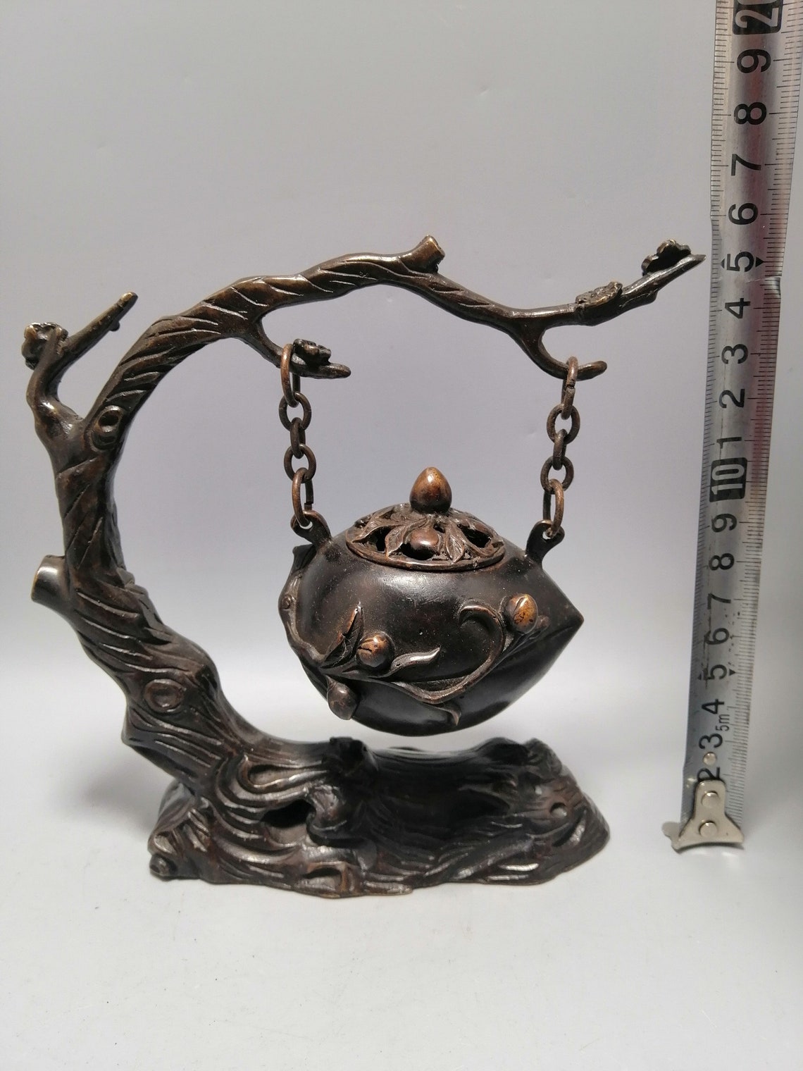 Chinese Antique Pure Hand-carved Hanging Furnace Decoration, Can Be ...