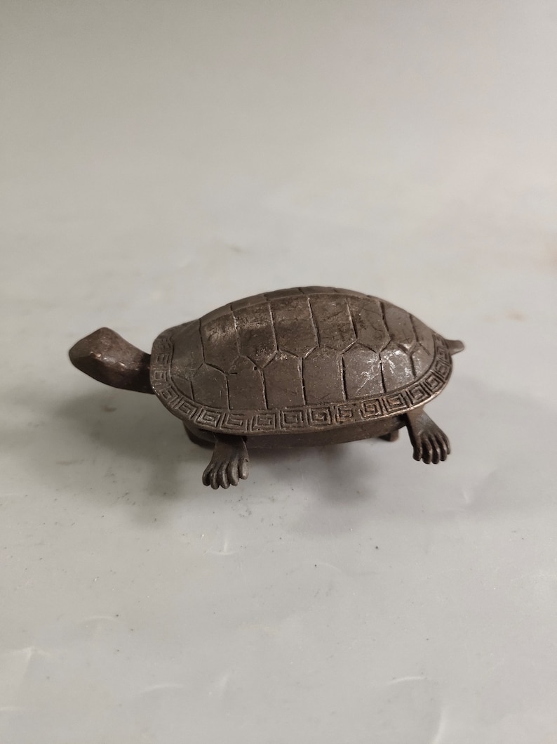 Handcarved Copper Turtle Lock,door Lock,cabinet Lock,irregular Lock ...