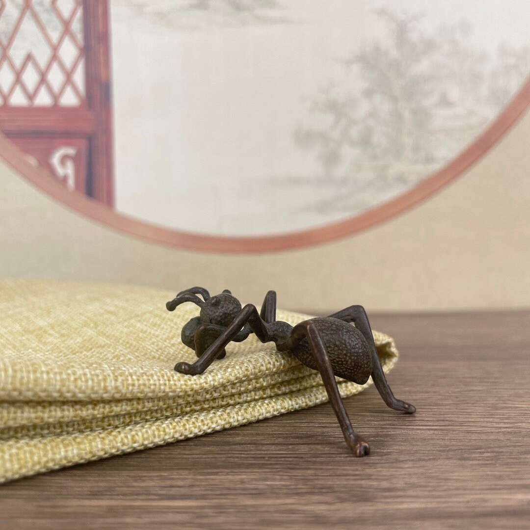 Handmade Carved Copper Ant Statues Incense Inserts,incense Burners,tea ...
