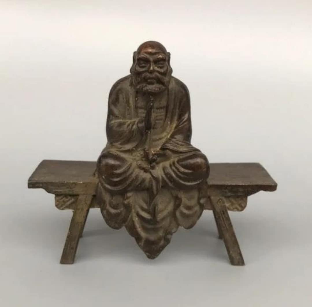 China Collection Handmade Copper Buddha Statue Dharma Statue Ornaments ...