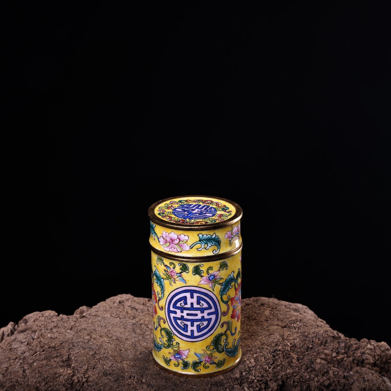 Chinese Collection Hand Painted Flower and Bird Patterns Toothpick Box ...