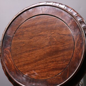 Handmade Sandalwood Phoenix Flower Table/flower Stand/vase Base/study ...