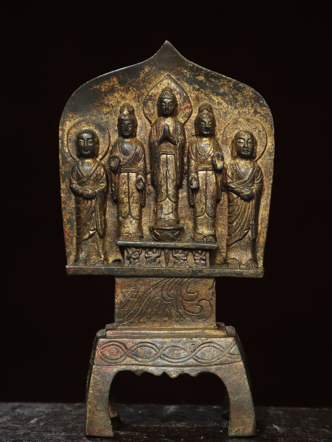 China Collects Copper Buddha Statues Ornaments,unique Shapes,furniture ...