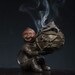 Bronze Monkey Statue Incense Burner, Handcarved, Furniture Decoration ...