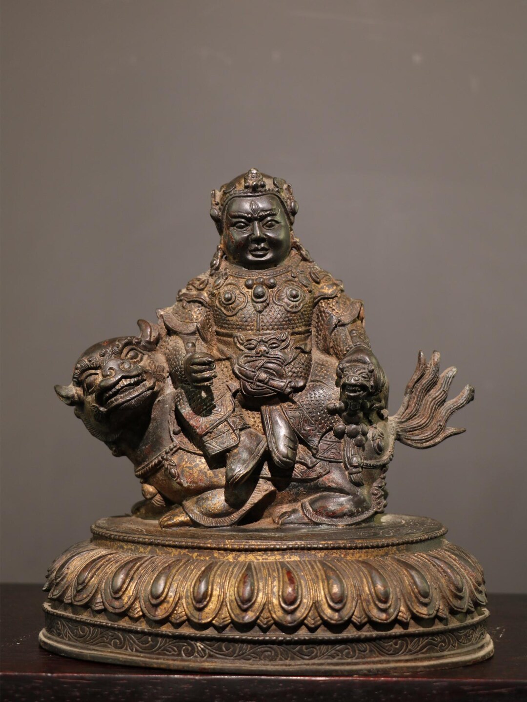 Copper Four Armed Guanyin Buddha Statue Sculpture, With Neat and Thick ...