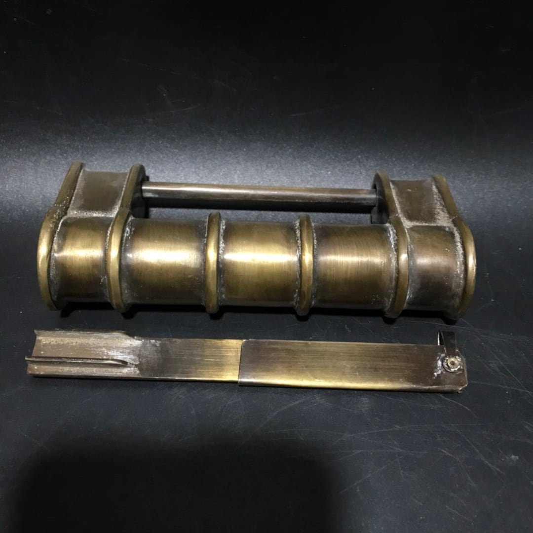 Chinese Handmade Copper Bamboo Joint Lock/door Locks/cabinet Locks ...