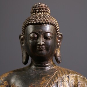 Chinese Collection of Hand Carved Copper Buddha Statues of Shakyamuni ...