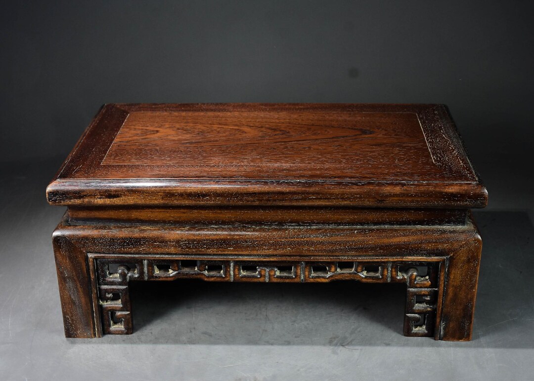 Chinese Hand Carved Rosewood Natural Patterns Coffee Table, Unique and ...