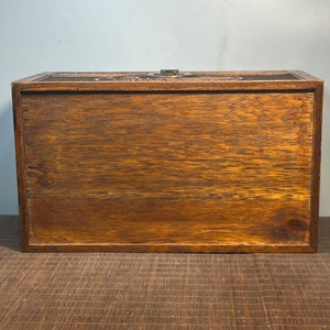 Handcarved Rosewood Crane Box/storage Box, Exquisite Wood Carving ...