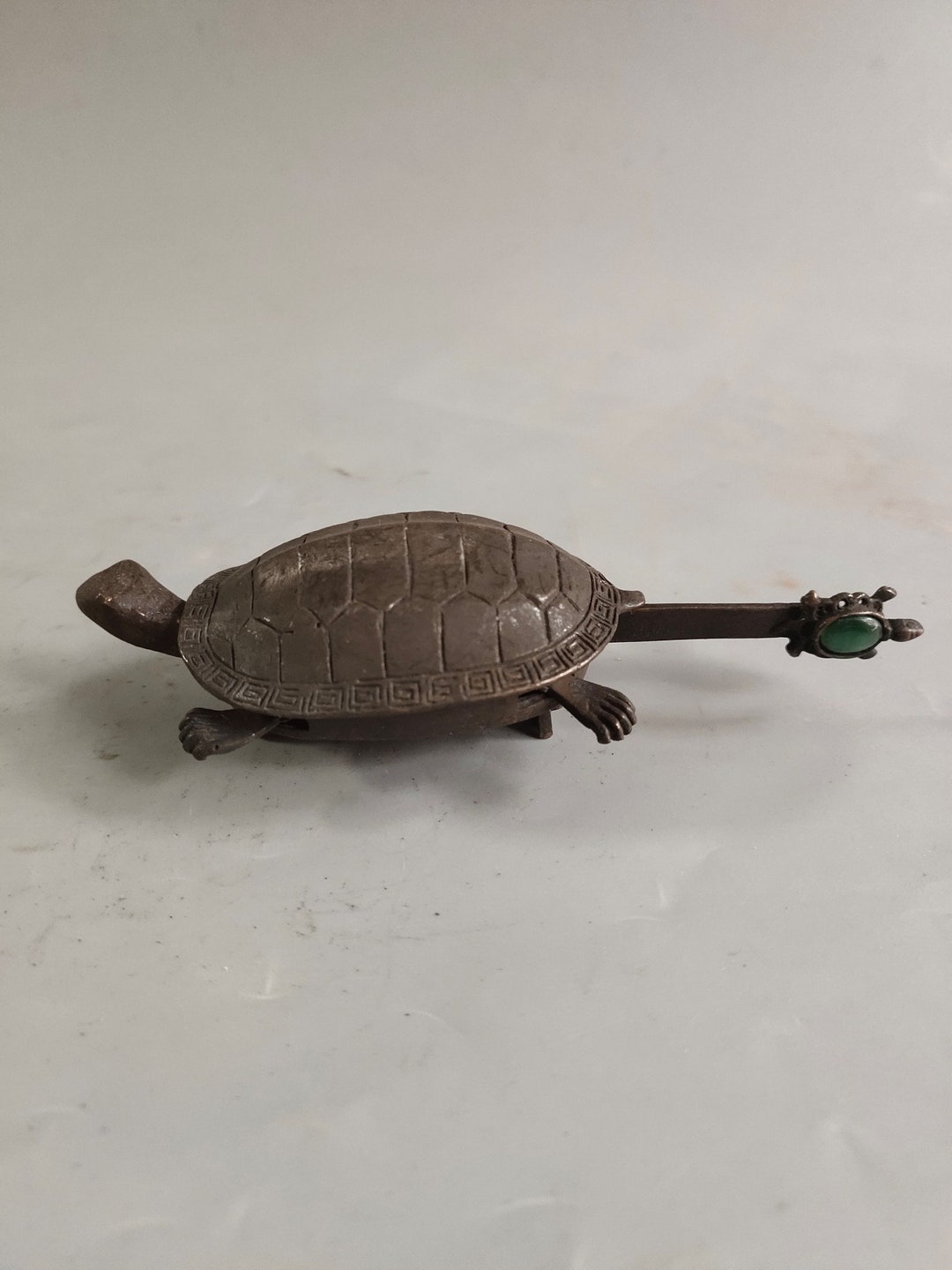 Handcarved Copper Turtle Lock,door Lock,cabinet Lock,irregular Lock ...