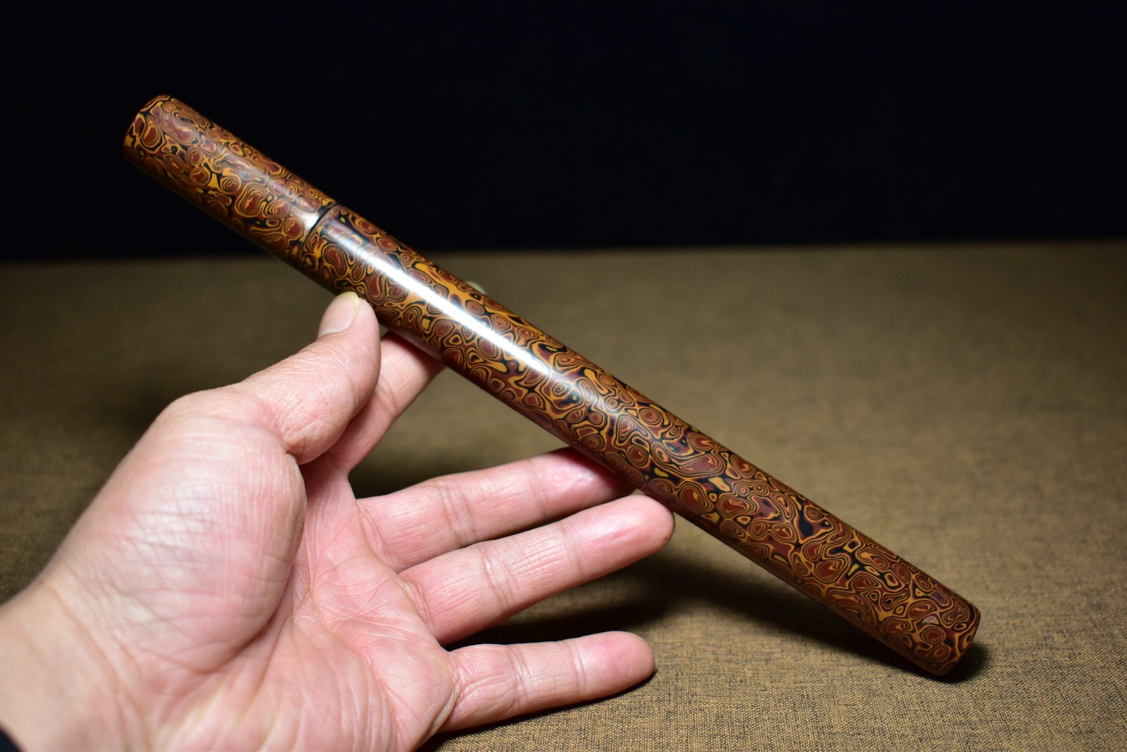 Chinese Handmade Carved Lacquerware Incense Tubes ,exquisite Patterns ...