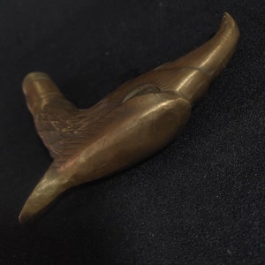 Chinese Hand Carved Copper Eagle Head and Crutch Head, Exquisite ...