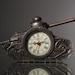 Hand Carved Copper Statue Mechanical Clock/table Clock/clock Ornament ...