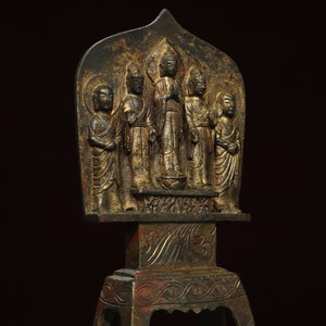 China Collects Copper Buddha Statues Ornaments,unique Shapes,furniture ...