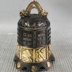 Chinese Handmade Copper Eight Treasures Copper Bells/ringing Bells ...