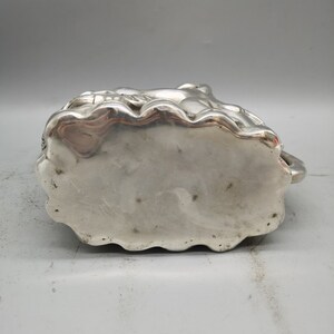 Chinese Handmade Carved Tibetan Silver Monkey Statue Ornaments, Zodiac ...