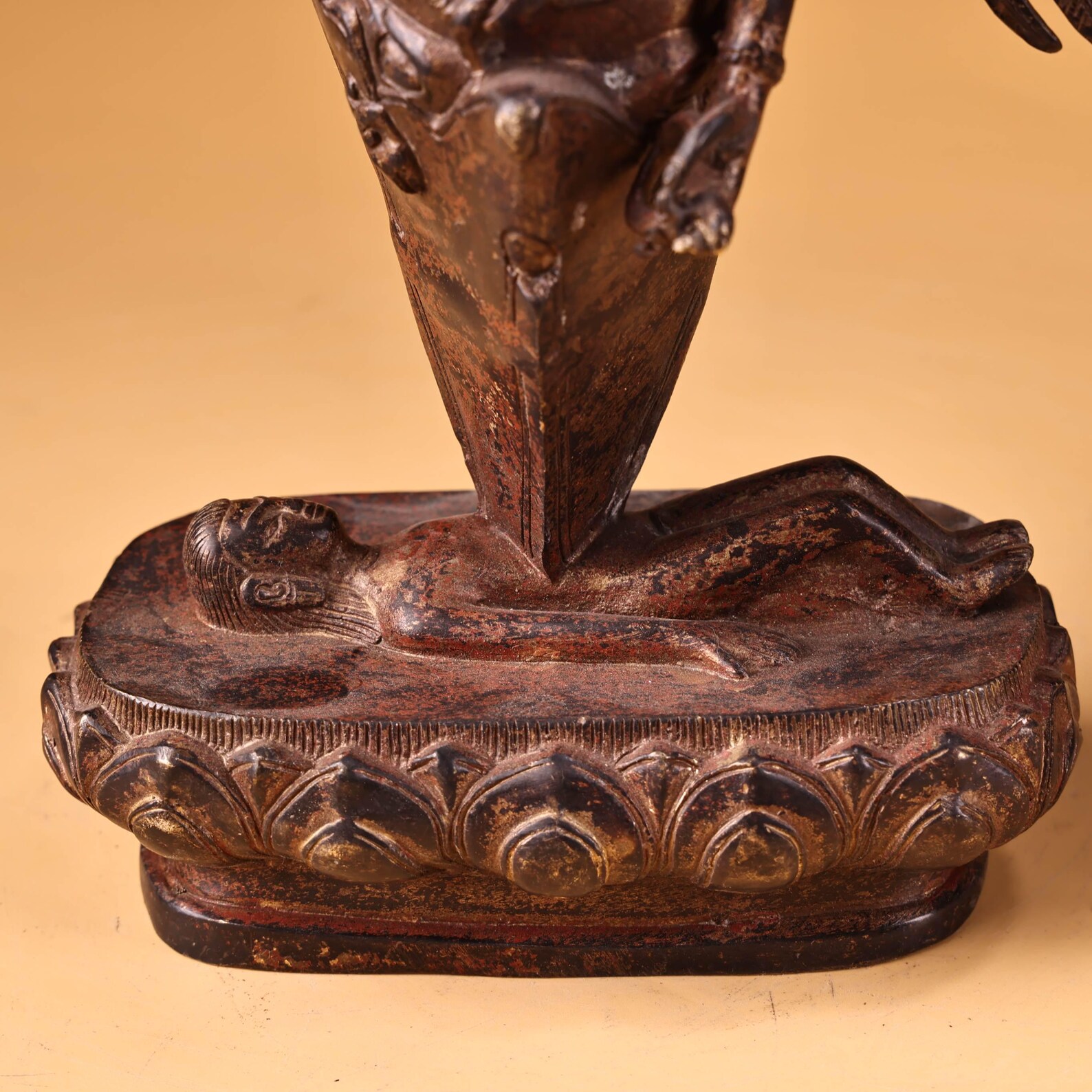 Chinese Antique Collection Pure Handmade Carved Copper Buddha Ornaments ...