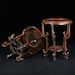 Chinese Collection of Rosewood Round Bases/flower Racks/flower Tables ...