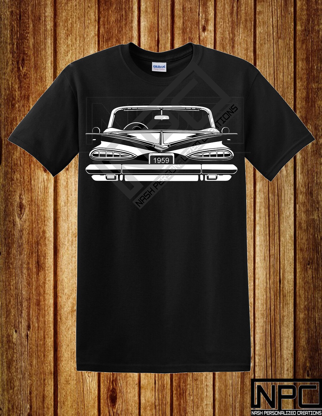 59 Impala Convertible T-shirt, 1959 Chevy Impala - Etsy