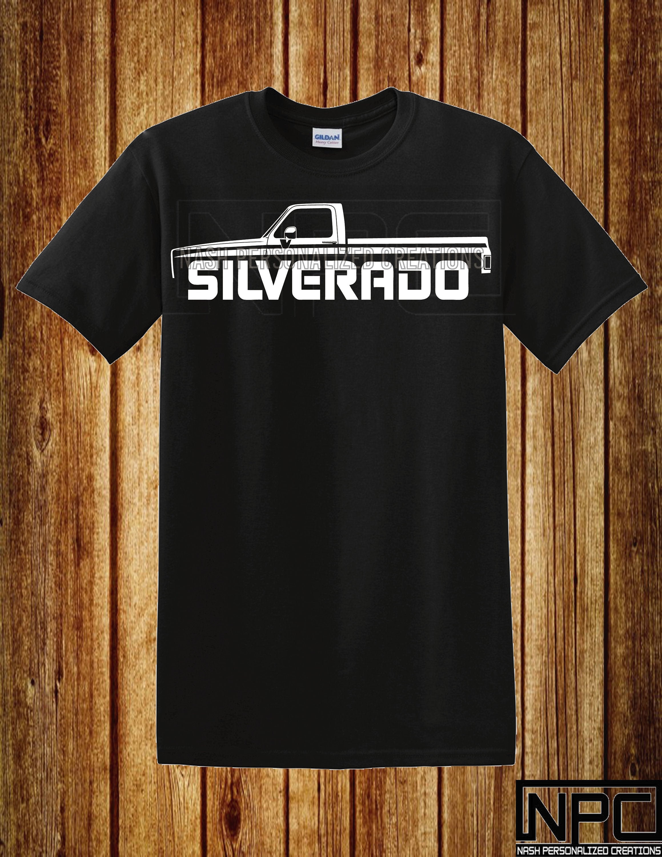 Chevy Silverado T Shirt Etsy
