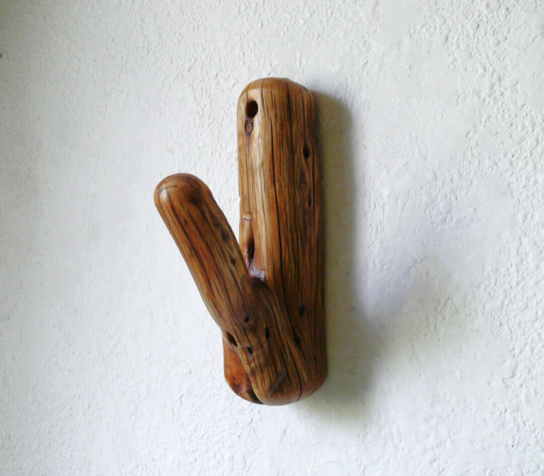 Juniper Tree Branch Wall Hook for Hat Hook, Natural Modern Decor ...