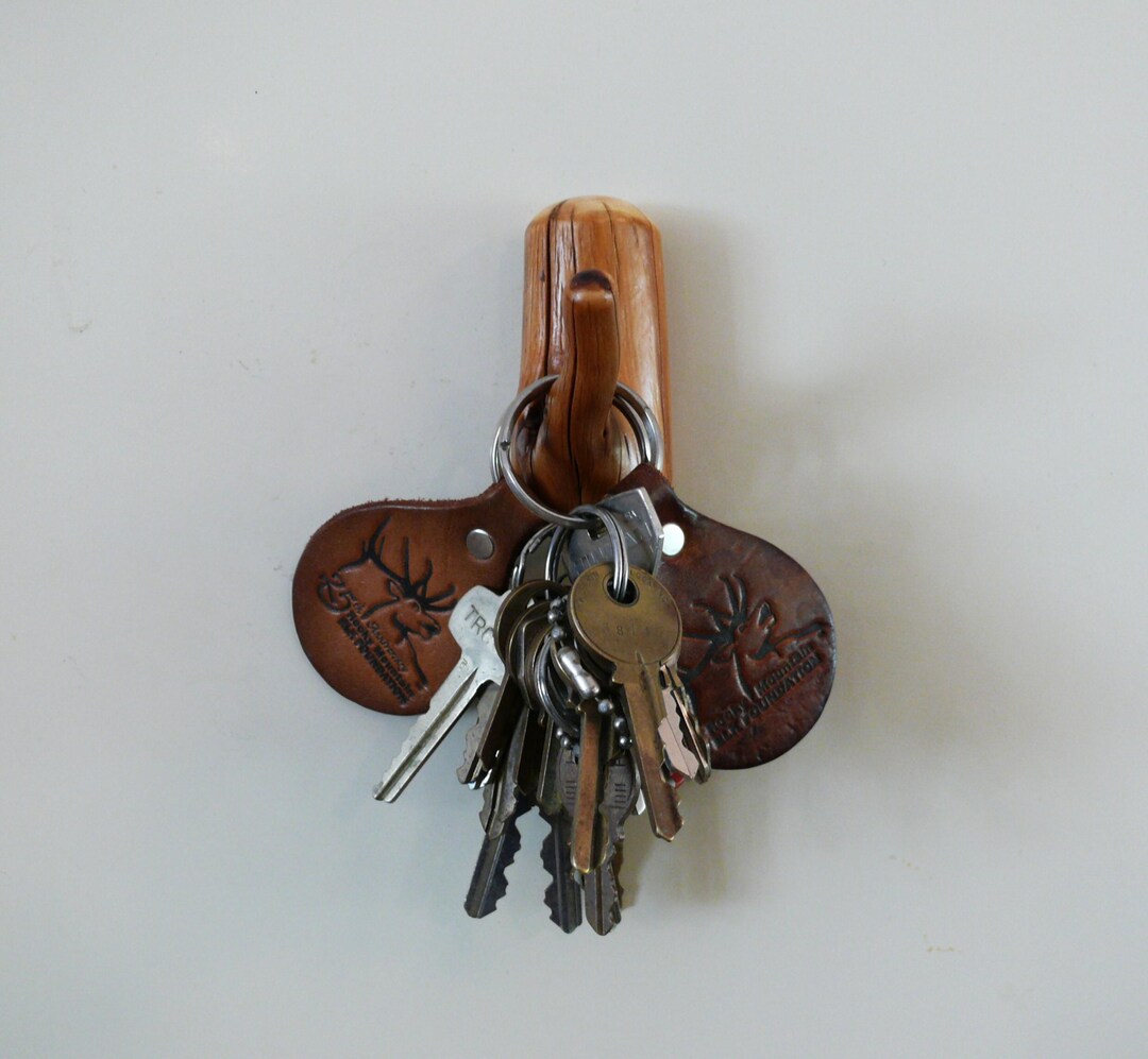 Small Juniper Tree Branch Magnetic Hook, Natural Refrigerator Magnet ...