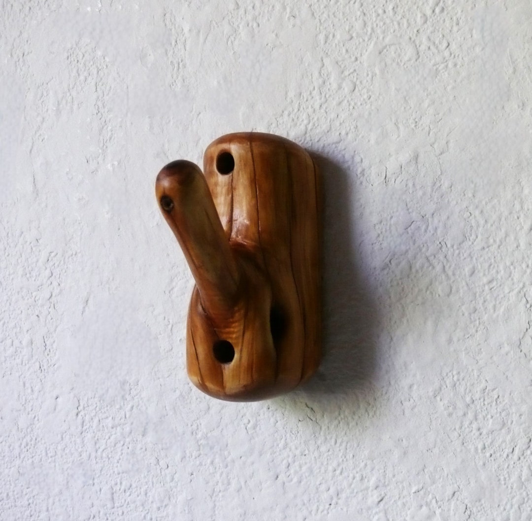 Juniper Tree Branch Hook for Small Places and Things, Key Holder ...