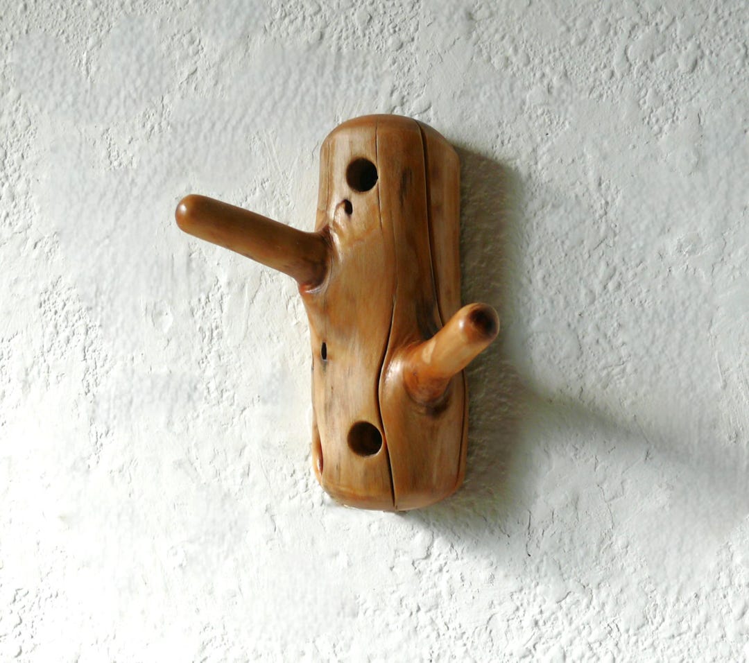 Small Juniper Tree Branch Wall Hook for Jewelry Tree, Towel Hook ...