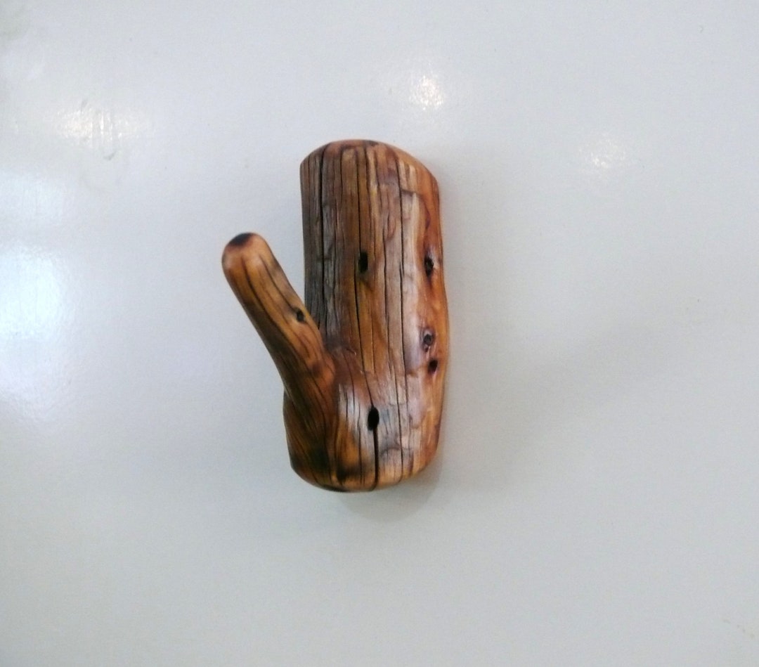 Juniper Tree Branch Magnetic Hook for Key Holder, Potholder Hook, Dish ...