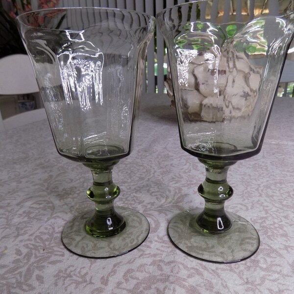 Pale Green Glass - Etsy