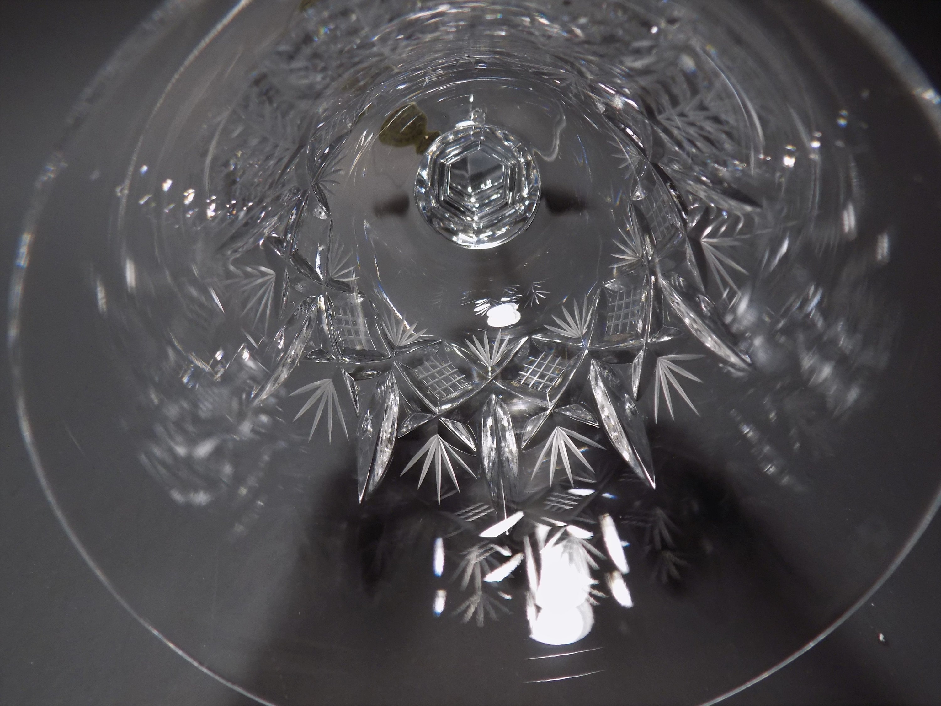 Rare Antique BOHEMIAN CZECHOSLOVAKIA CRYSTAL Cut Glass - Etsy