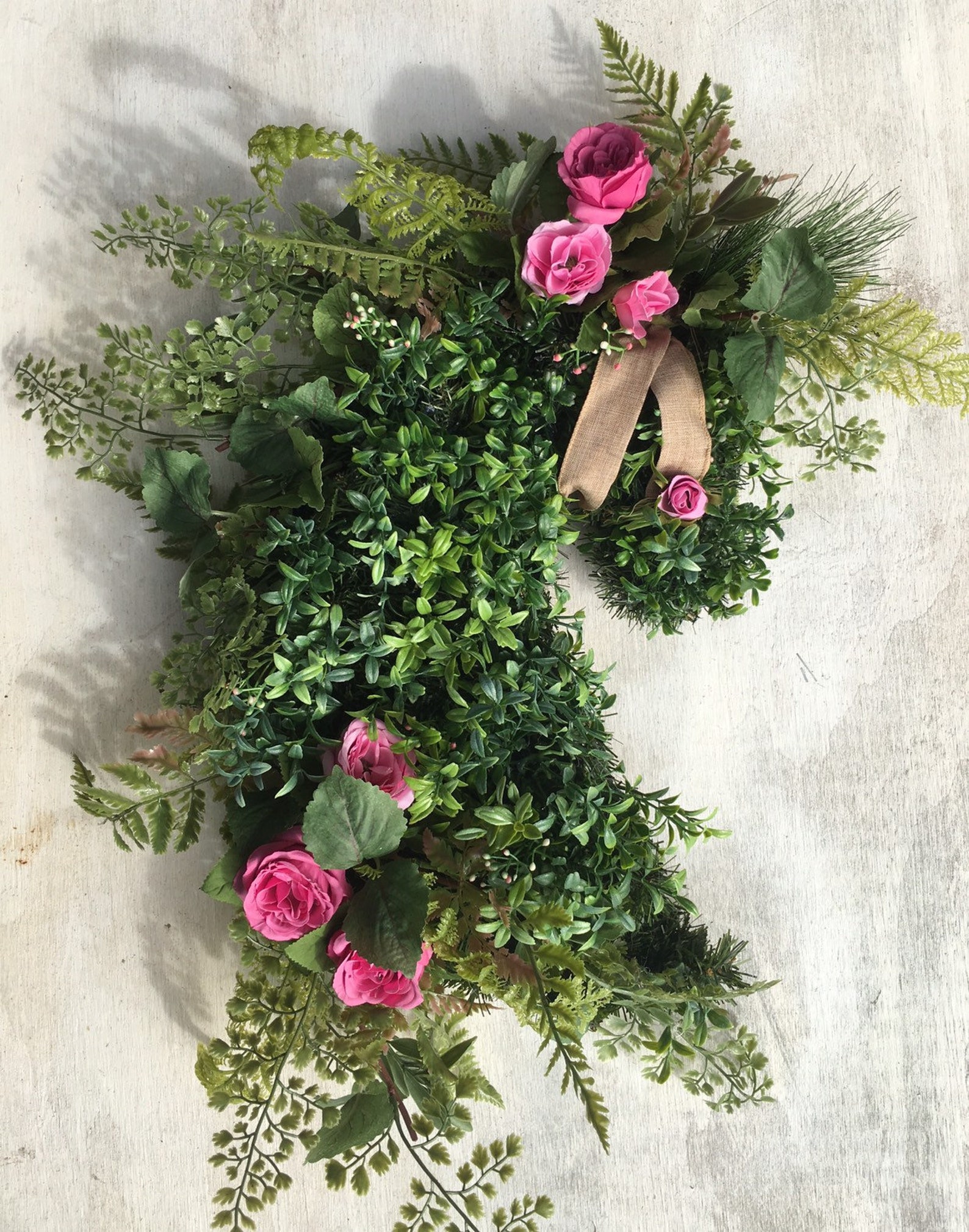 Rose Spring Horse Head Wreath Equestrian/horse Lovers Gift - Etsy