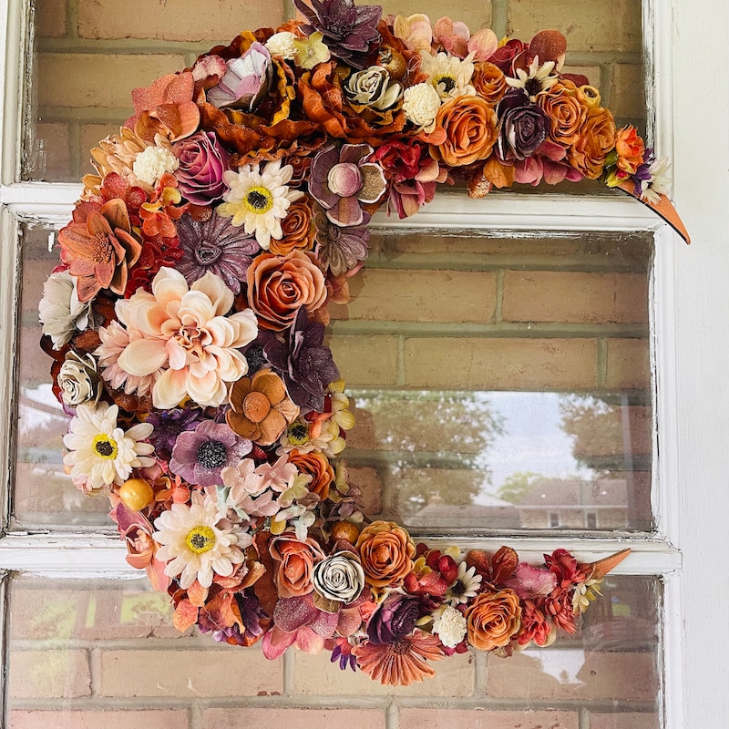 Crescent Wreath - Etsy