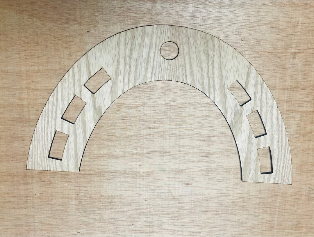 Half Crescents Frame for Cresent Wreaths - Wooden Craft Supplies ...