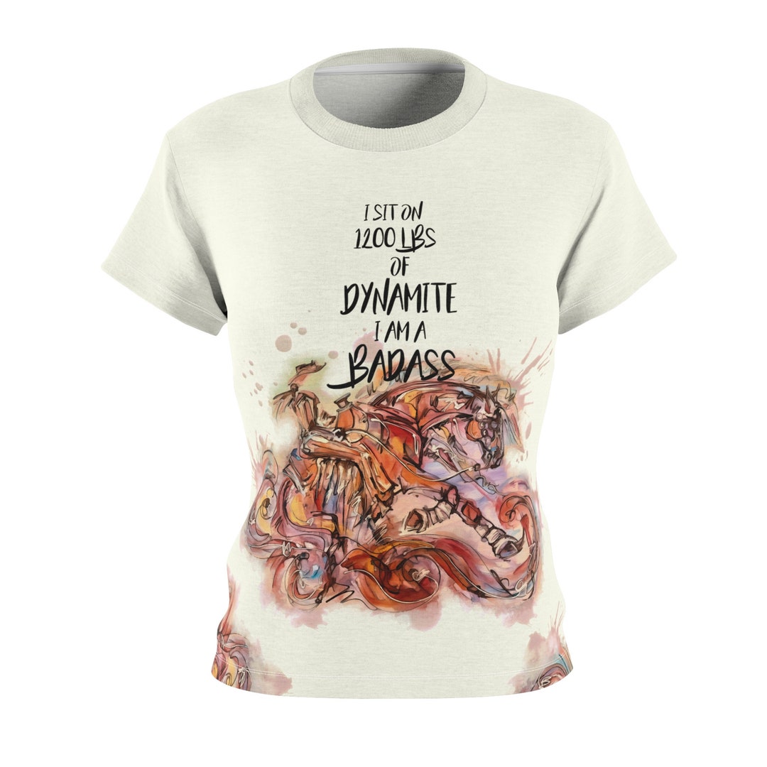 Swearing Horse Rearing Wild Horse Water Color Canter Women's Cut & Sew ...