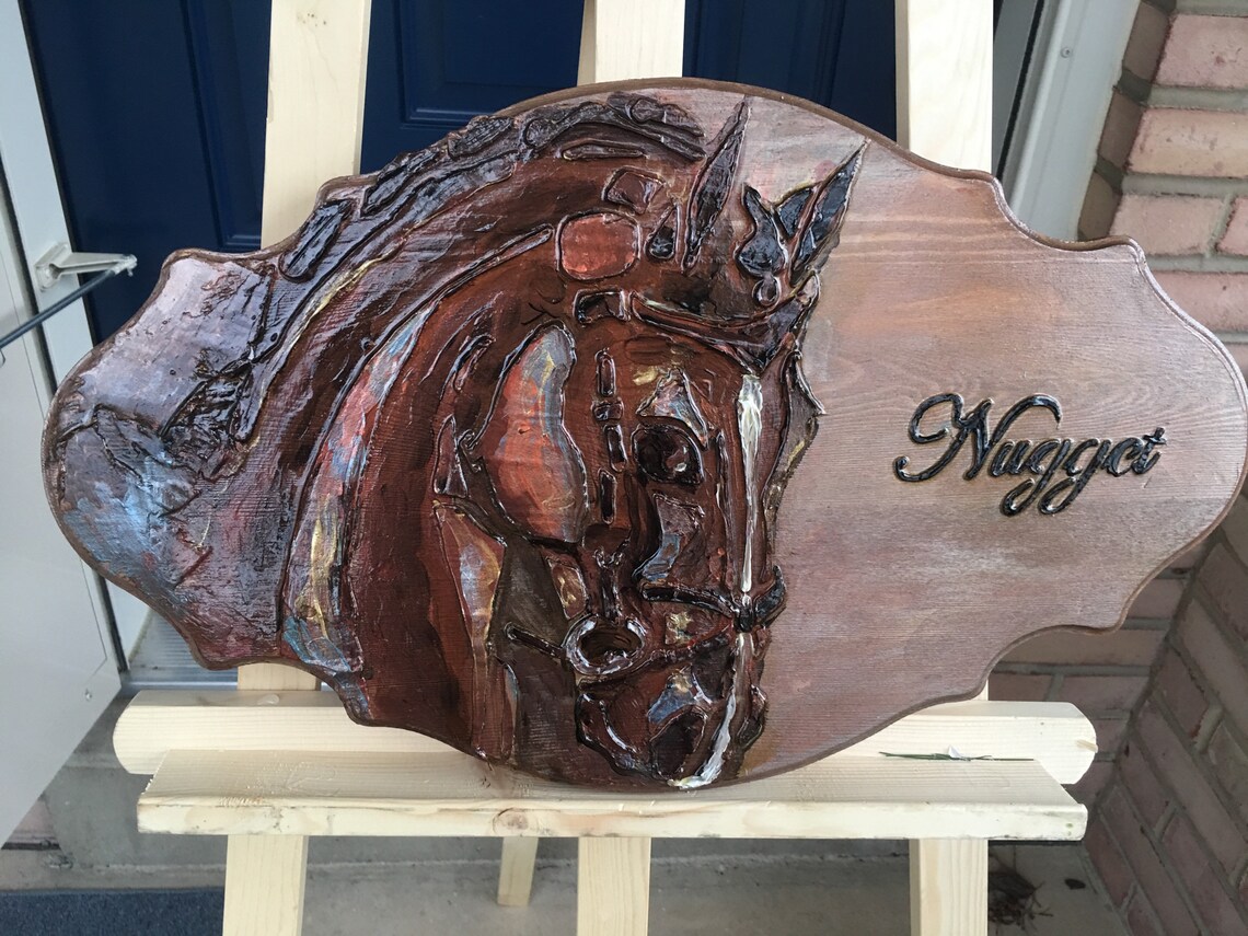 Custom Stall Plaque Dressage Horse/Pony Warmblood Thoroughbred | Etsy