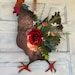 Spring Chicken Spring/summer/everyday Wreath - Wood Floral Rustic ...