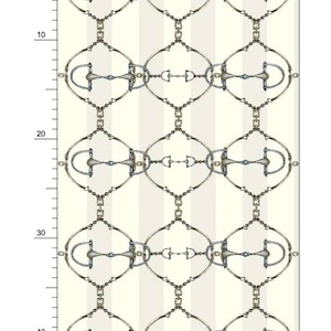 Luxury Snaffle Bit Wallpaper Equestrian Home Decor Farmhouse Wall ...
