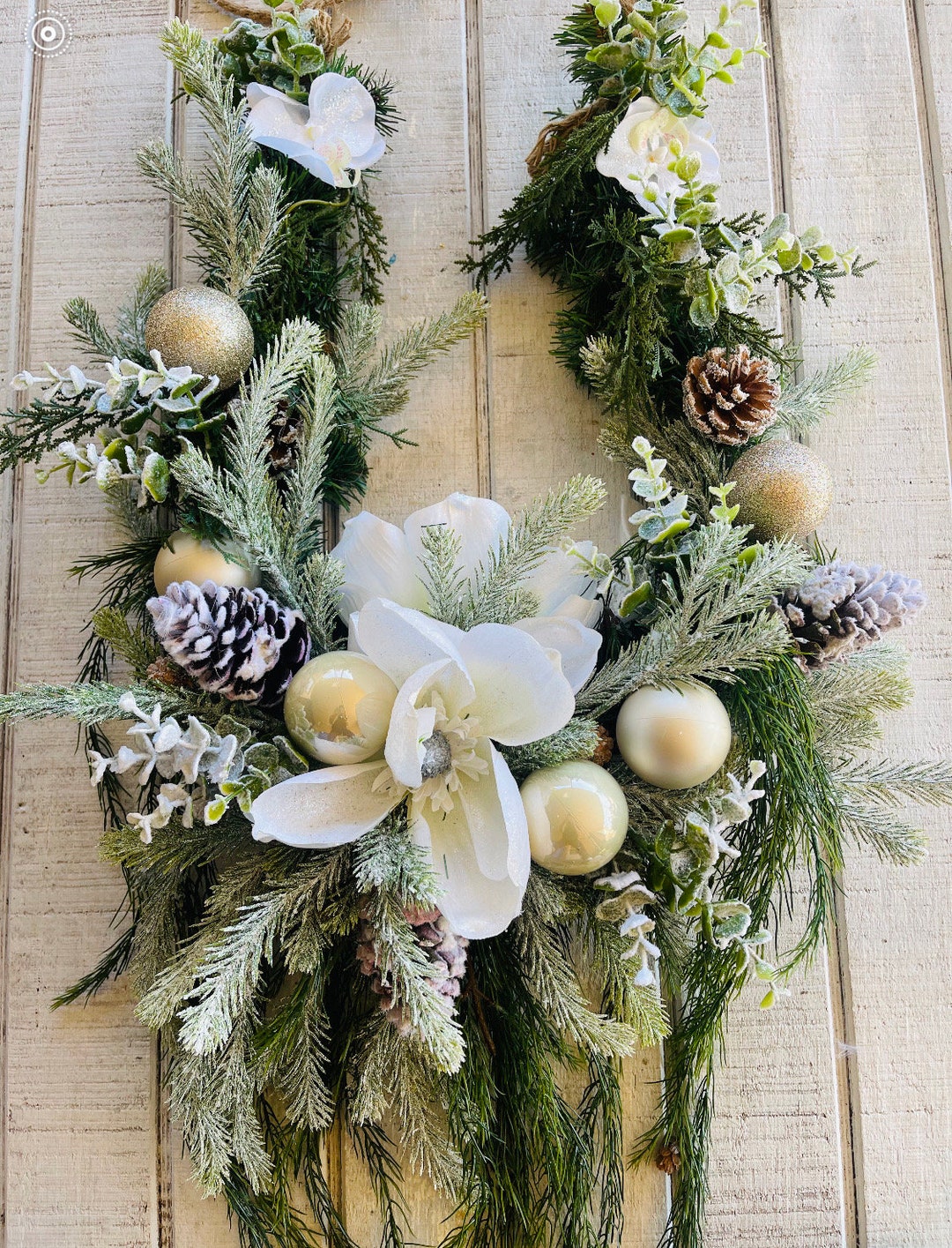 Christmas Horse Neck Garland Horse Photography Prop Rustic Wedding ...