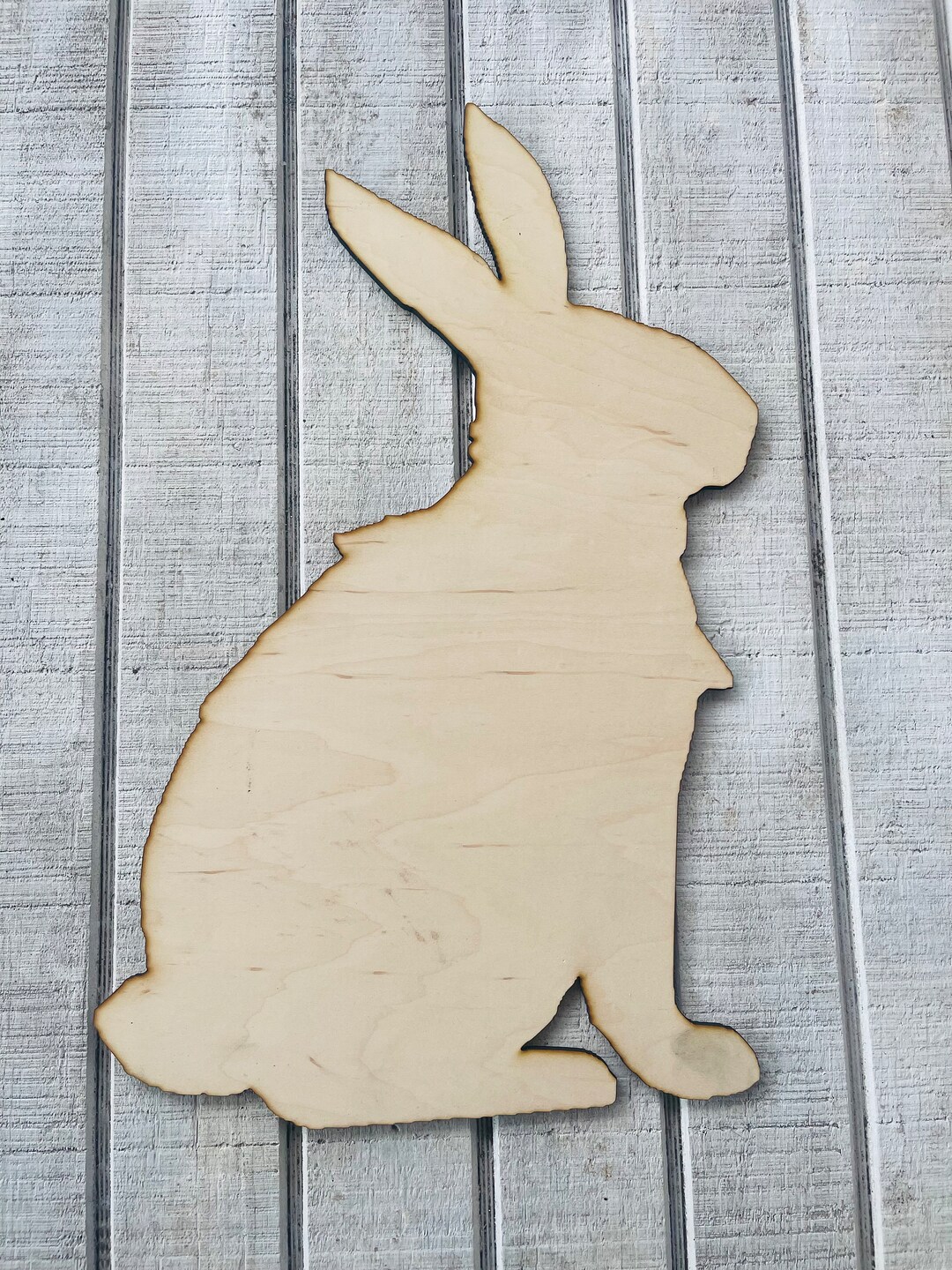 Easter Bunny Rabbit Custom Design Cutout - Wooden Craft Supplies ...