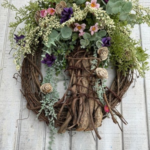 Tree of Life W/ Braided Wood Knots . Flowering Tree of Life LARGE ...