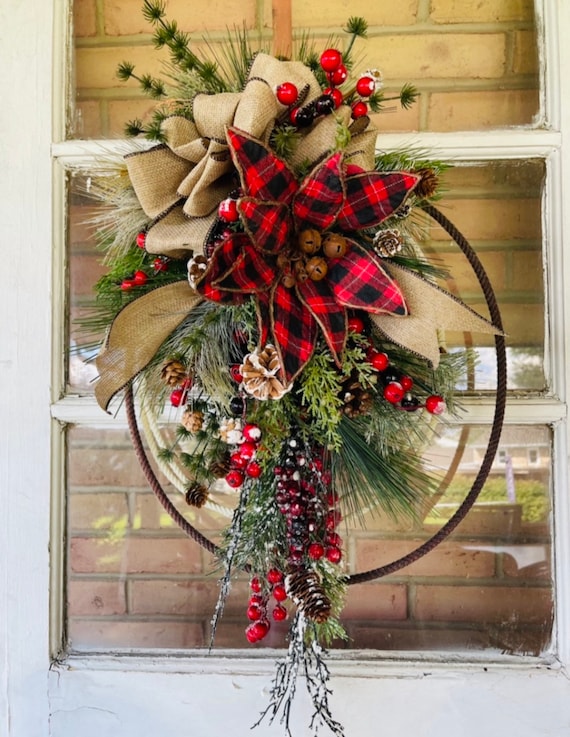 Lasso Western Christmas Wreath Cowboy Christmas Lariat - Etsy