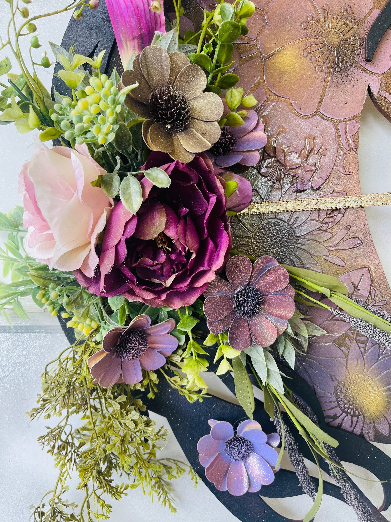 Baroque Friesian Wood Horse Head Wreath or Wall Decor Black - Etsy